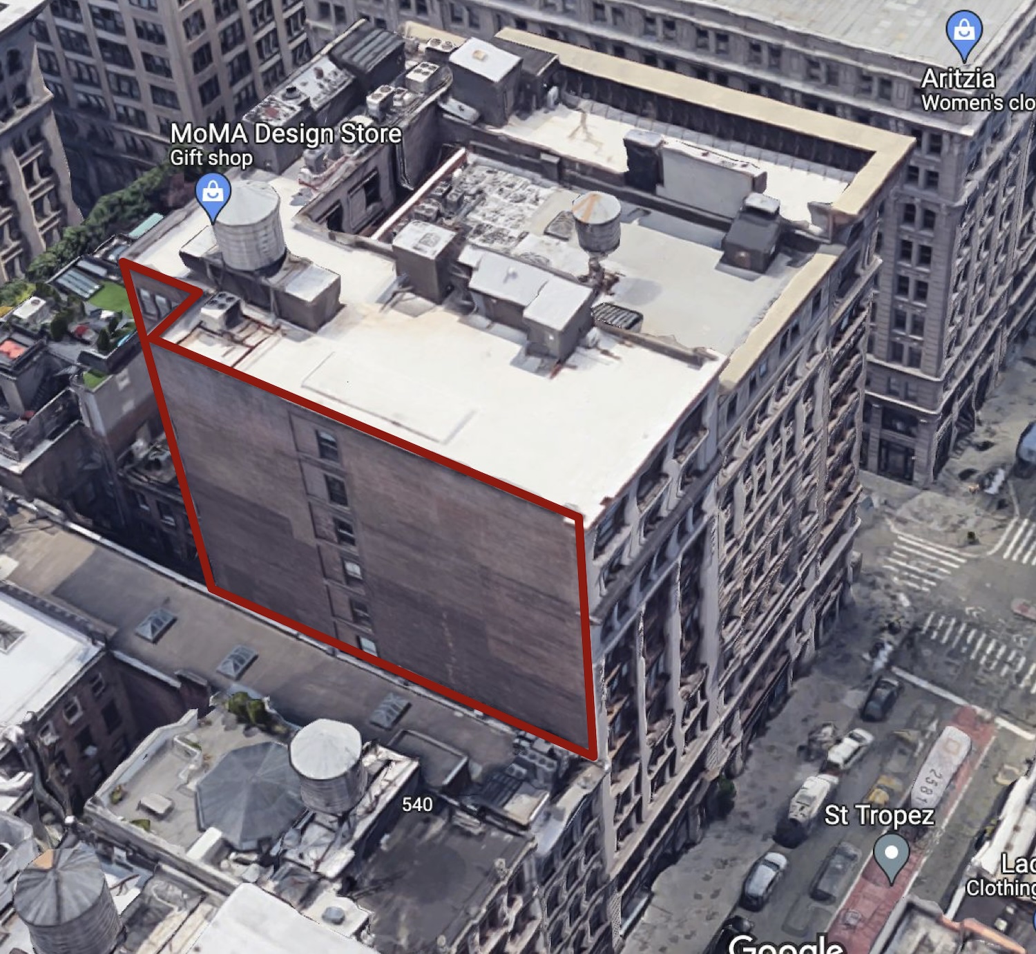 LPC Reviews Proposal For Artwork At 530 Broadway In SoHo, Manhattan