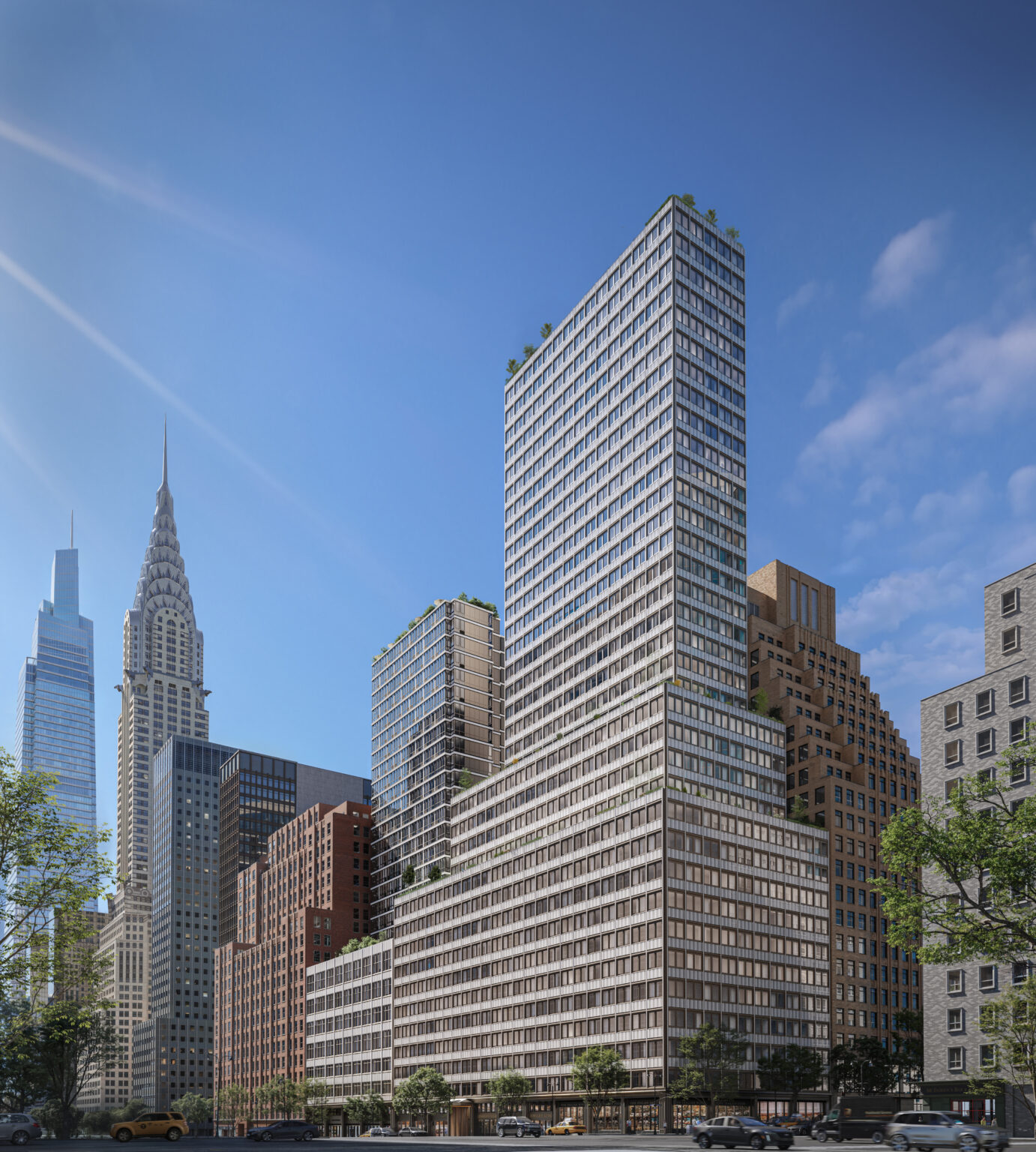 Rendering Revealed For Former Pfizer HQ's Residential Conversion at 219 ...