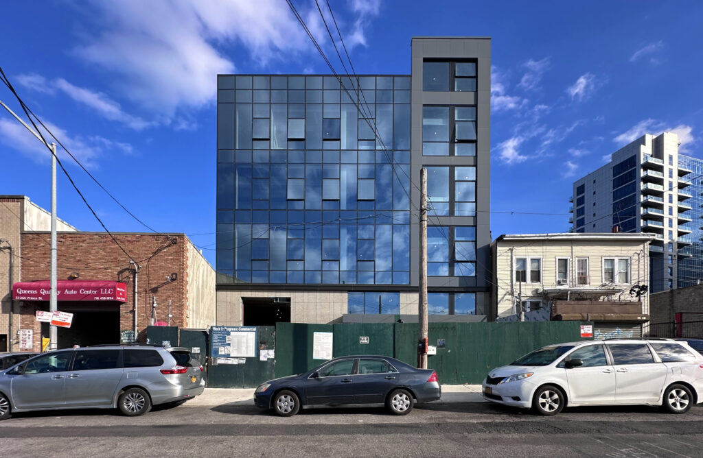 33-33 Prince Street Nears Completion in Flushing, Queens - New York YIMBY