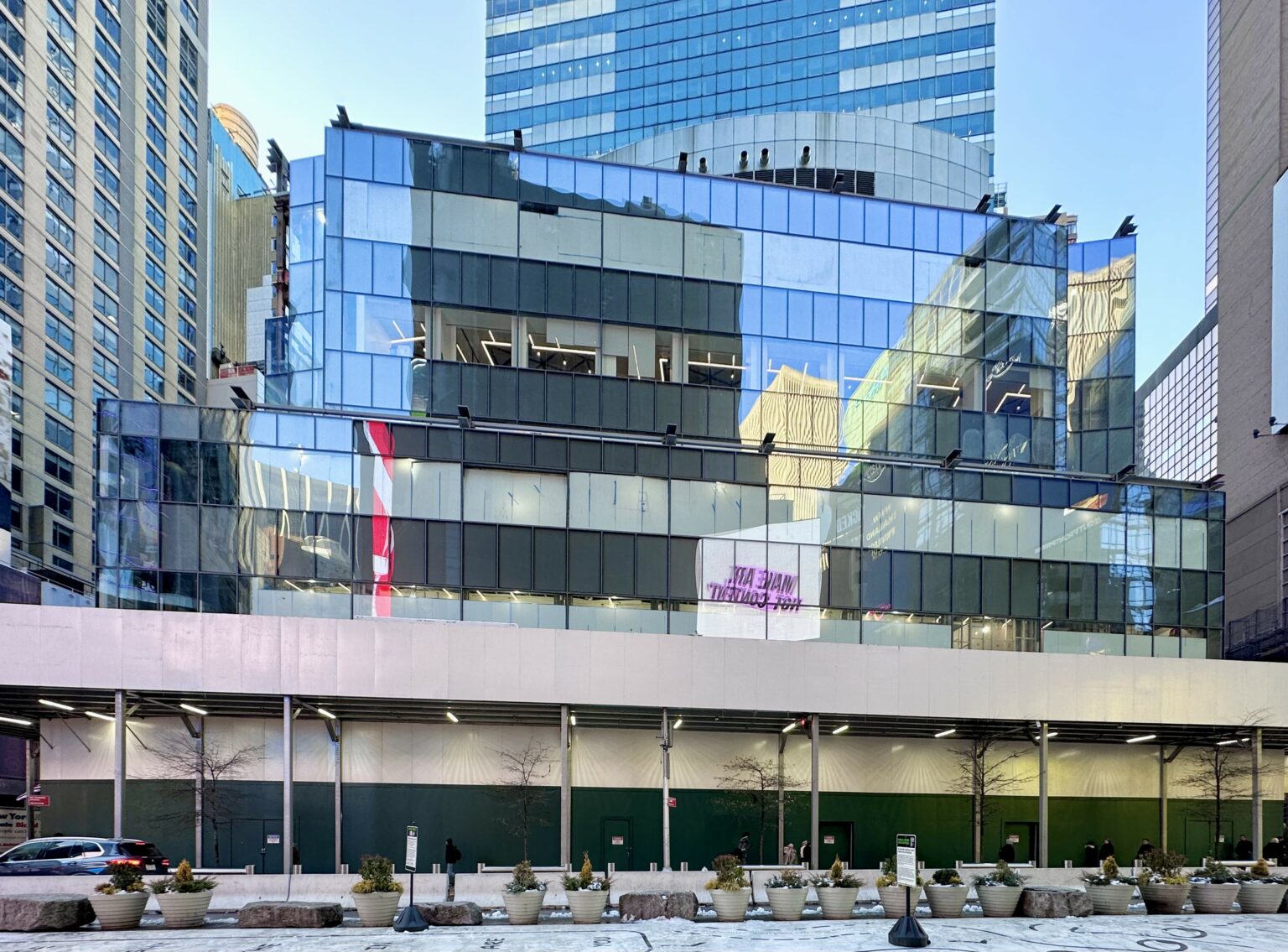 Renovation Work Continues on Morgan Stanley HQ at 1585 Broadway in Times Square, Manhattan - New ...