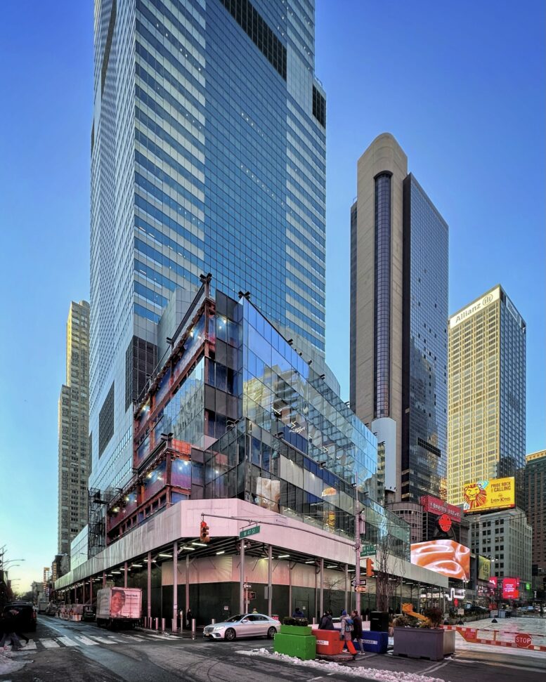Renovation Work Continues on Morgan Stanley HQ at 1585 Broadway in Times Square, Manhattan - New ...