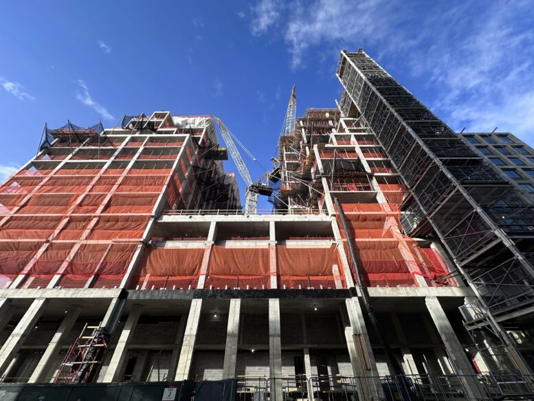 Two-Tower Development Rises Higher at 80 Clarkson Street in West ...