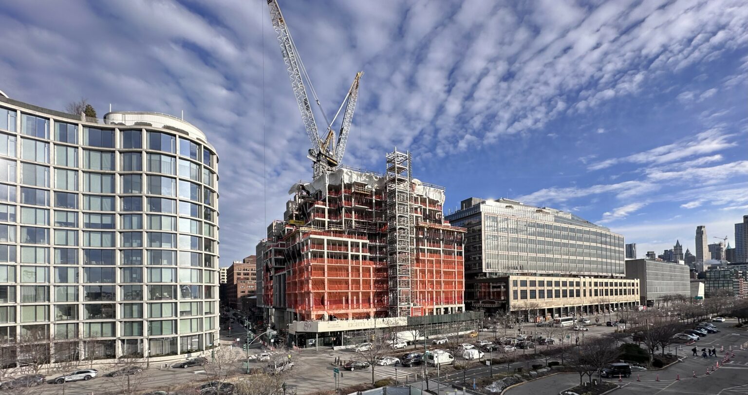 Two-Tower Development Rises Higher at 80 Clarkson Street in West ...