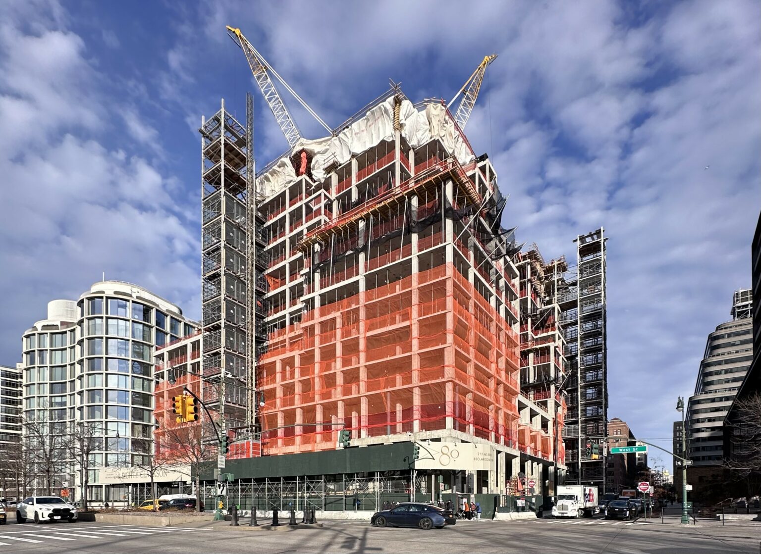 Two-Tower Development Rises Higher at 80 Clarkson Street in West ...