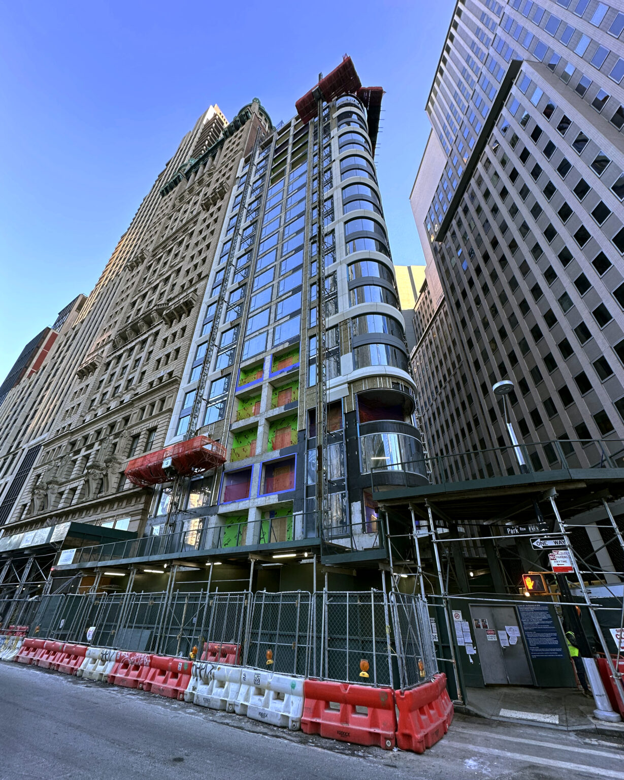 Façade Installation Progresses on 1 Park Row in the Financial District ...