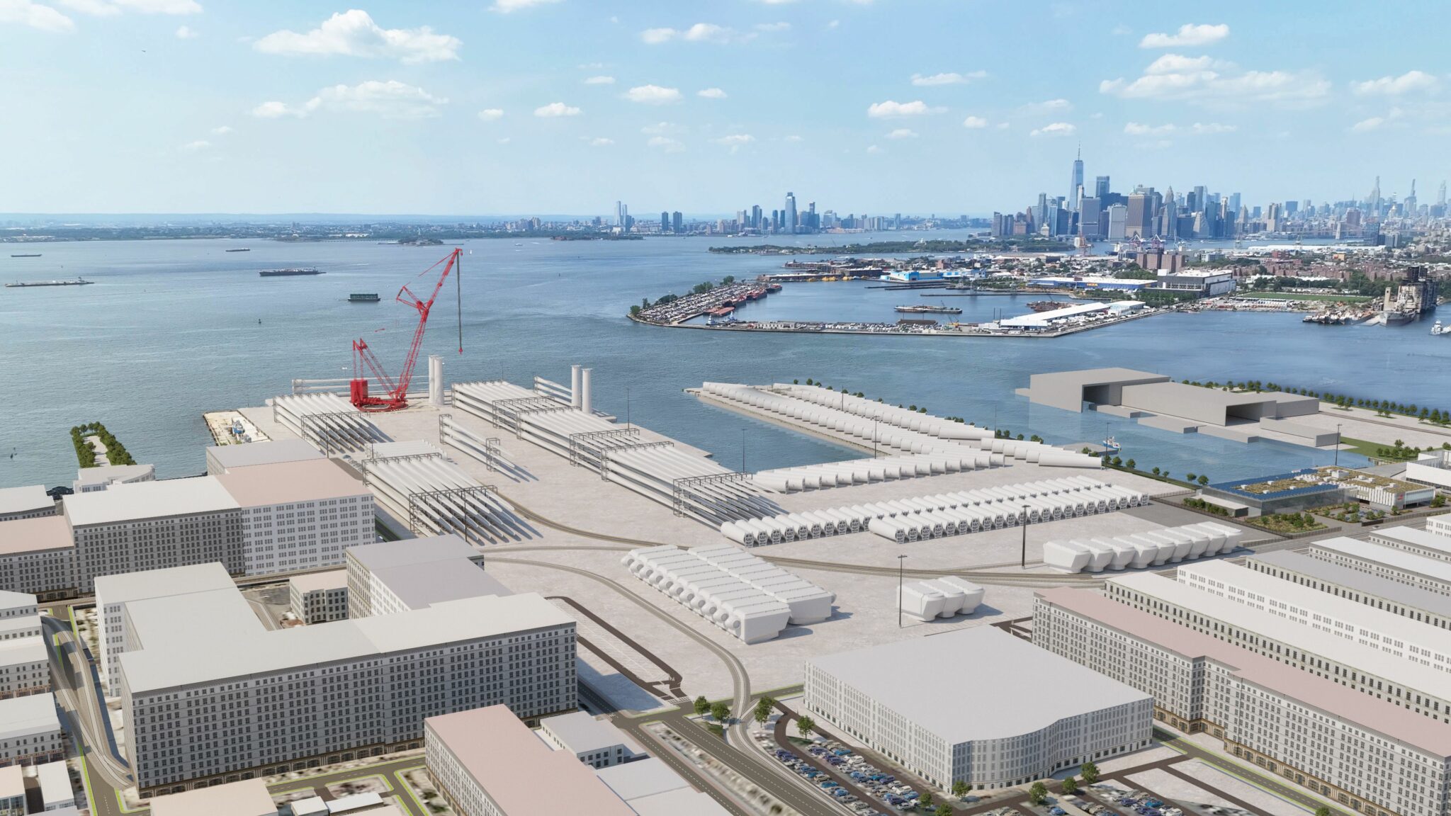 Construction Progresses on South Brooklyn Marine Terminal in Sunset ...