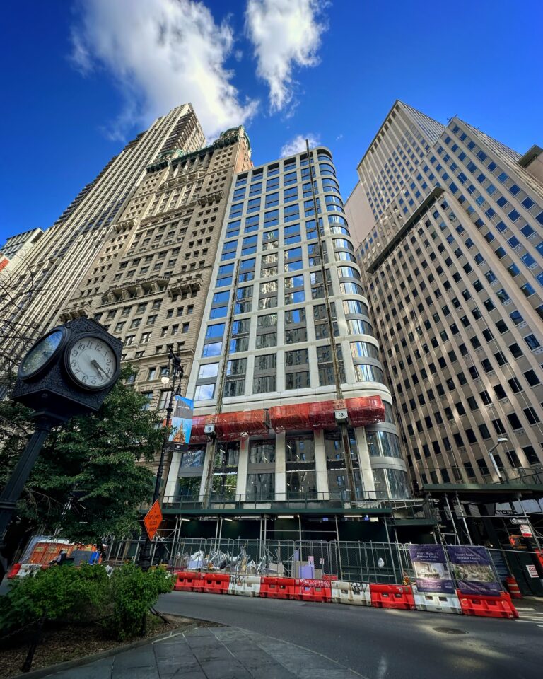 1 Park Row's Façade Nears Completion in Financial District, Manhattan ...