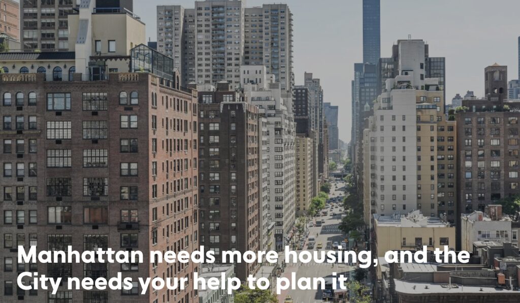 City Launches Public Engagement For Manhattan Plan