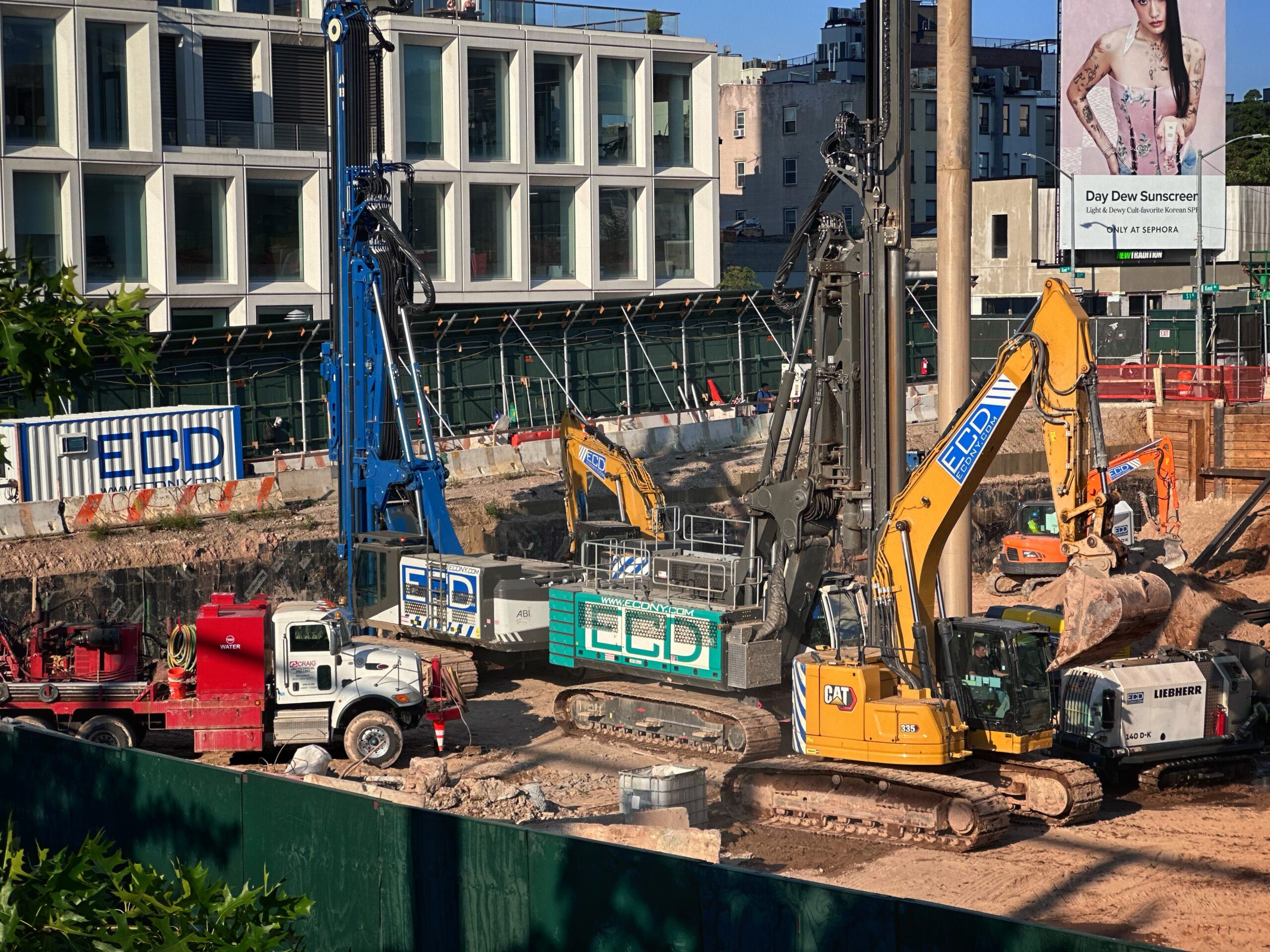 Foundations Underway for Twin Skyscraper Development at 280 Kent Avenue in Williamsburg ...