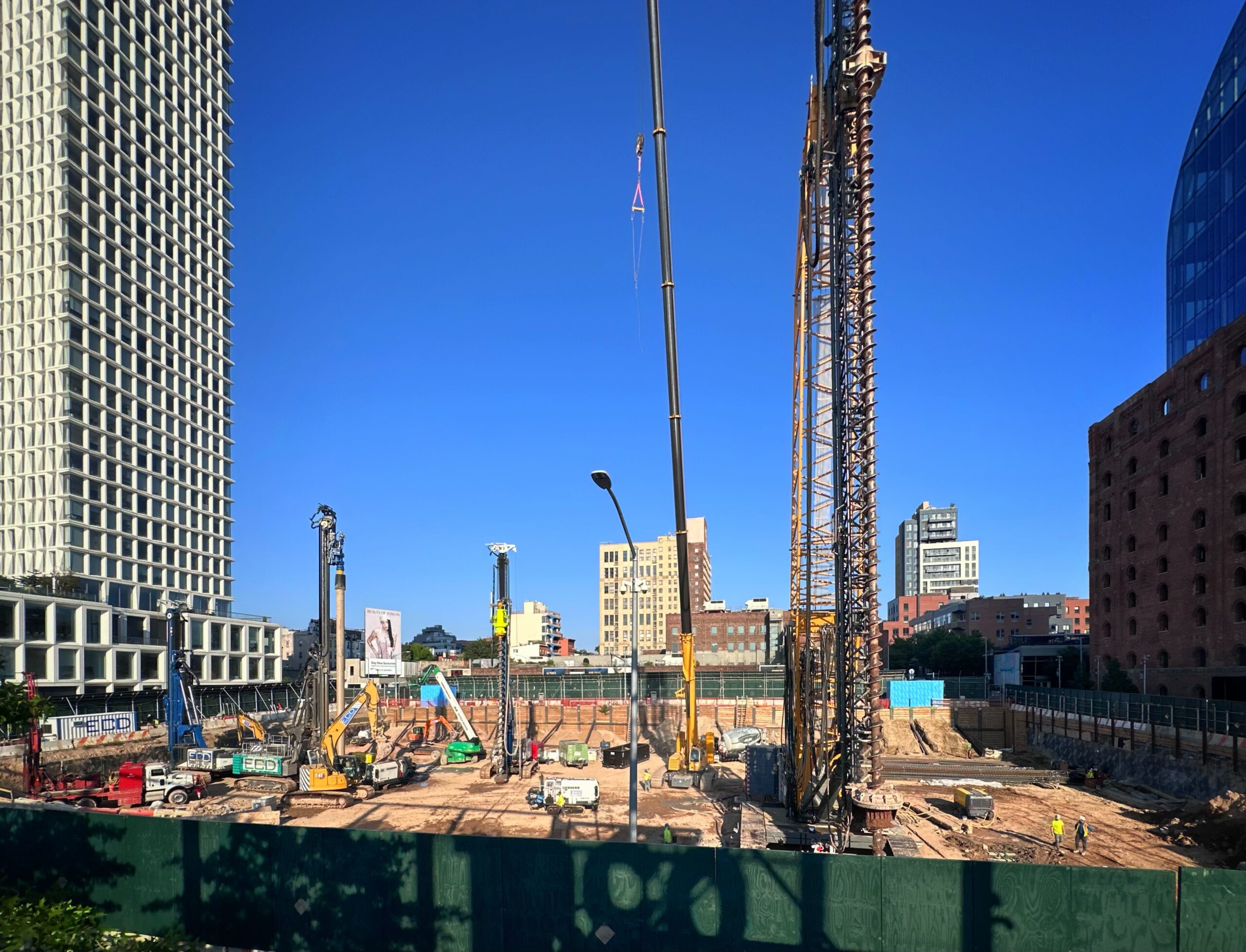 Foundations Underway for Twin Skyscraper Development at 280 Kent Avenue ...