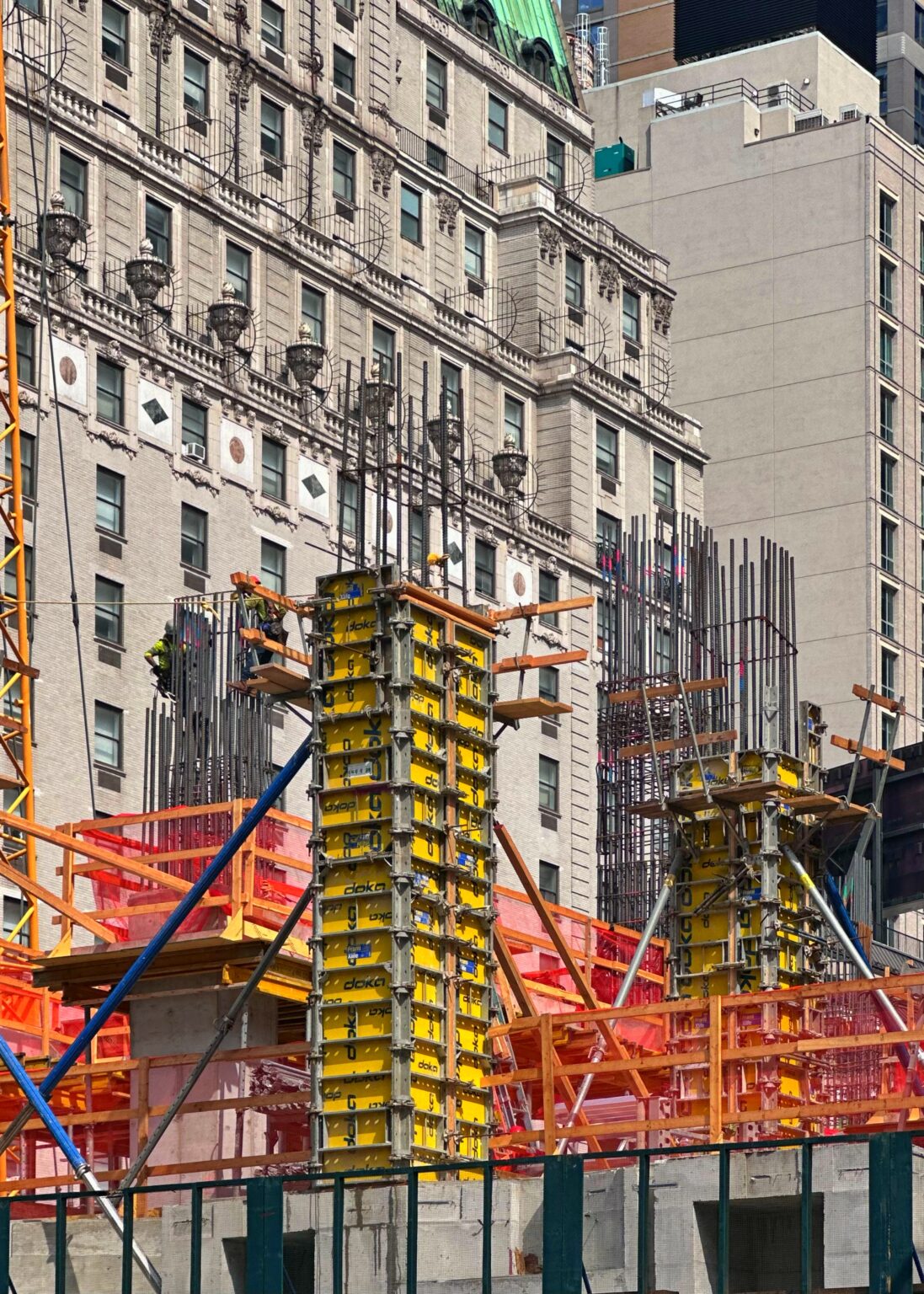 The Torch Begins Its Ascent at 740 Eighth Avenue in Times Square, Manhattan - New York YIMBY