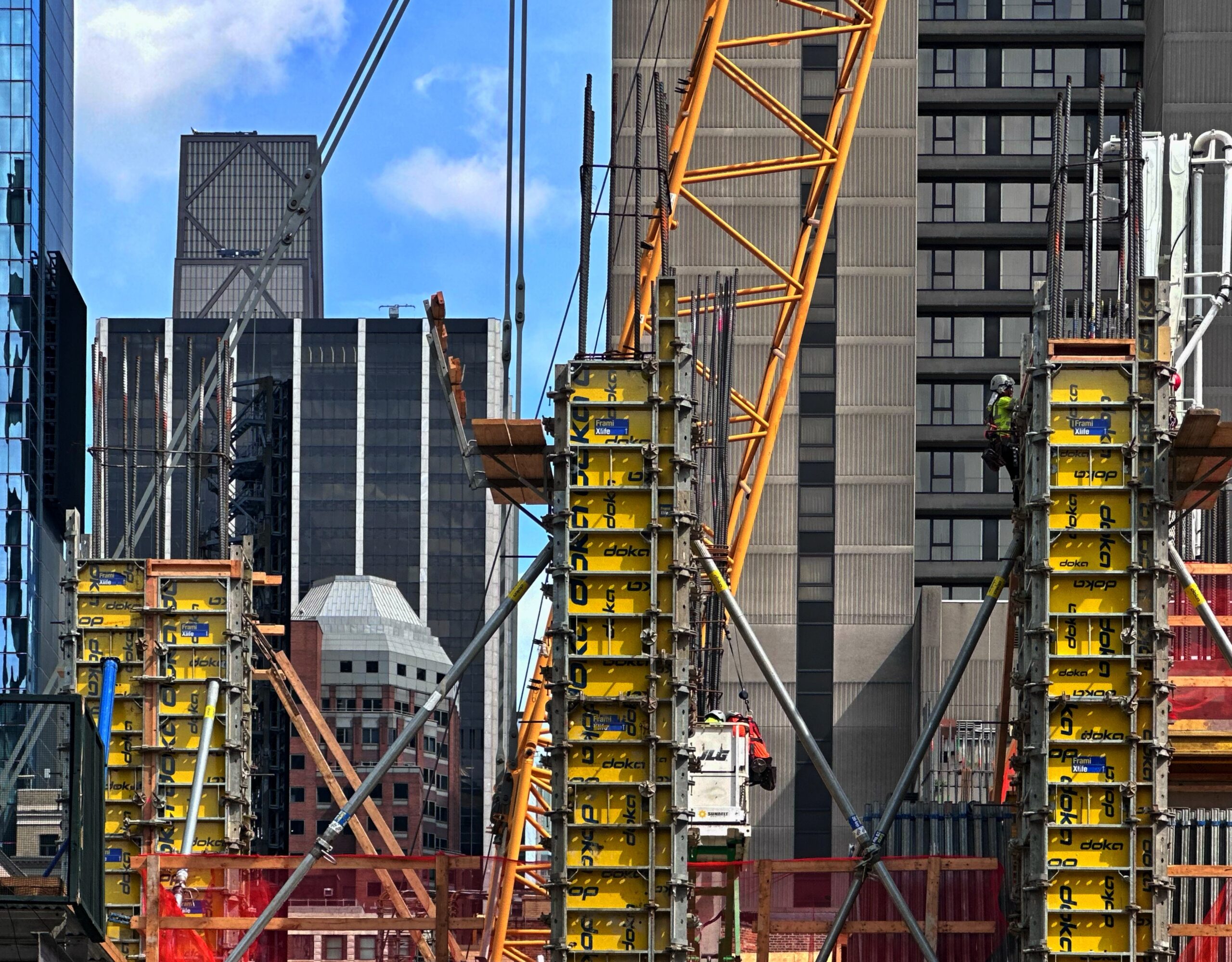The Torch Begins Its Ascent at 740 Eighth Avenue in Times Square, Manhattan - New York YIMBY