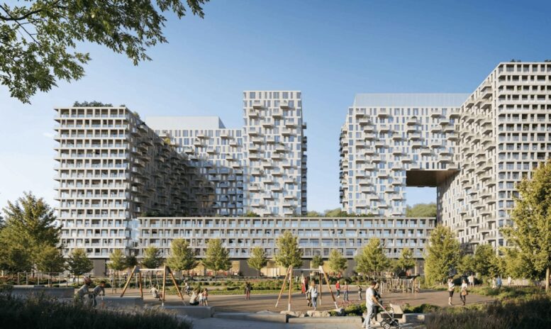 Renderings Revealed for SOM-Designed Residential Complex at 1200 ...