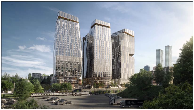New Renderings Preview Six-Tower, 2,088-Unit Complex at 180 Baldwin Avenue in Journal Square ...